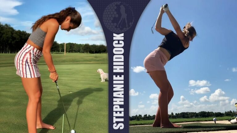 FRIDAY FIRE: What a Golf Swing from Stephanie Hidock | Steph | Golf ...