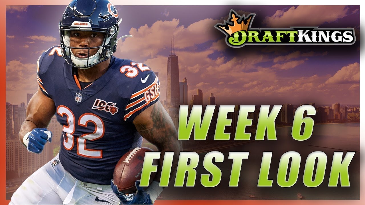 Draftkings Week 6 First Look Lineup Nfl Dfs Picks Fogolf Follow Golf