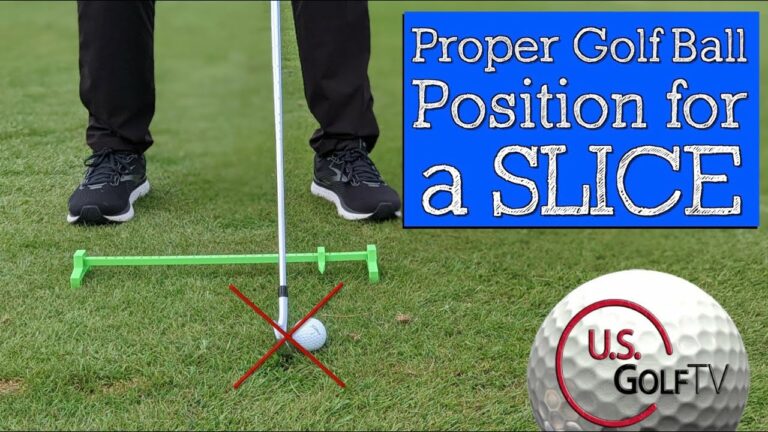 How to Use Ball Position to Fix Your Iron Golf Swing (Golf Ball ...