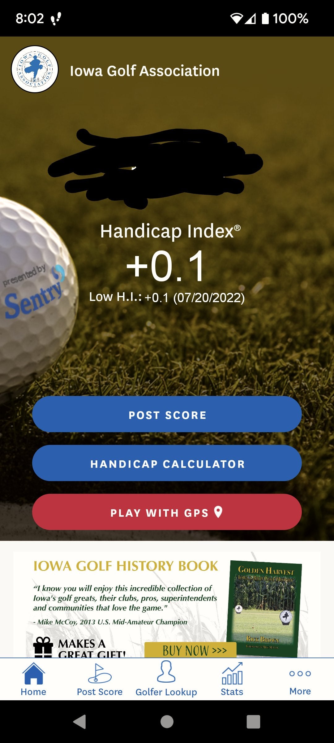 4 years ago I made a goal to be a scratch golfer - FOGOLF - FOLLOW GOLF