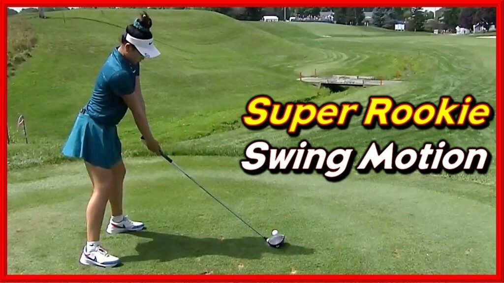 LPGA Super Rookie" Lucy Li "Amazing Hip-Turn Swing & Slow Motions ...