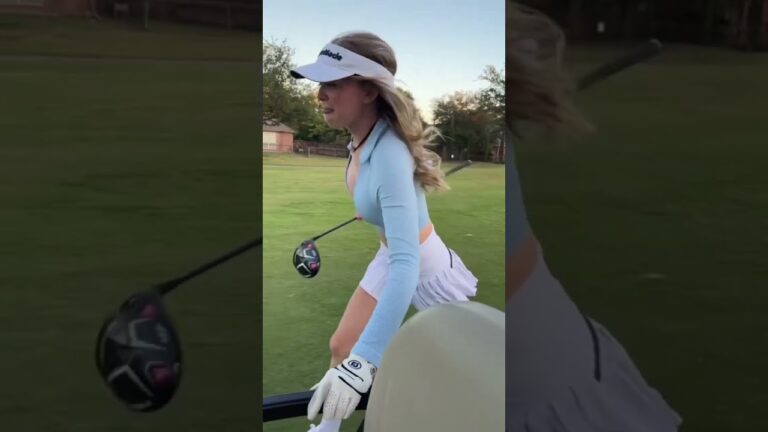 GRACE CHARIS viral running video on tiktok - FOGOLF - FOLLOW GOLF