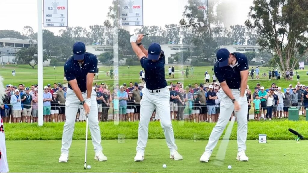 RORY MCILROY IRON SWING - FACE ON - SLOW MOTION - FOGOLF - FOLLOW GOLF