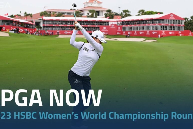 Grace Charis blue shirt run - FOGOLF - FOLLOW GOLF