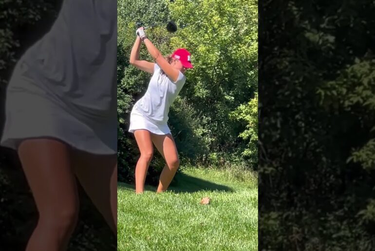 Esther Henseleit Amazing barefooted 3rd Shot from the water | LPGA| VOA Classic 2021 - FOGOLF ...