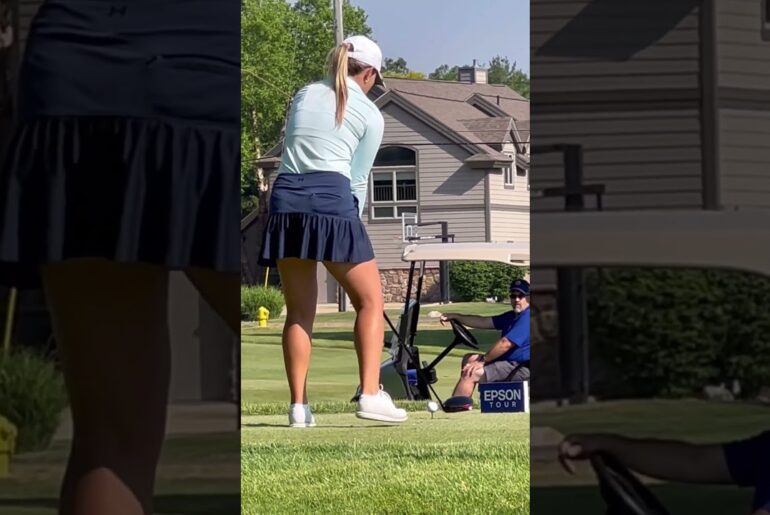 Amazing Golf Swing you need to see: Emily Faulkner | Golf Swing 2022 ...