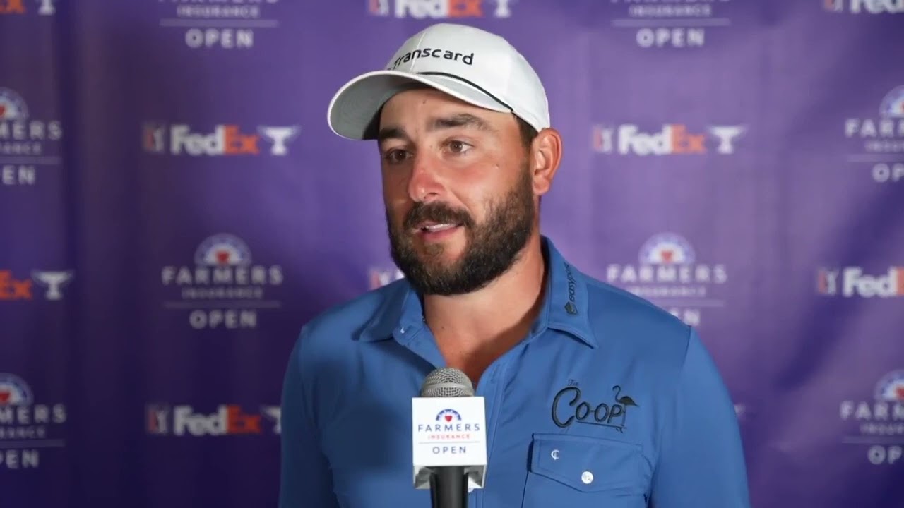 Stephan Jaeger Saturday Flash Interview 2024 Farmers Insurance Open ...