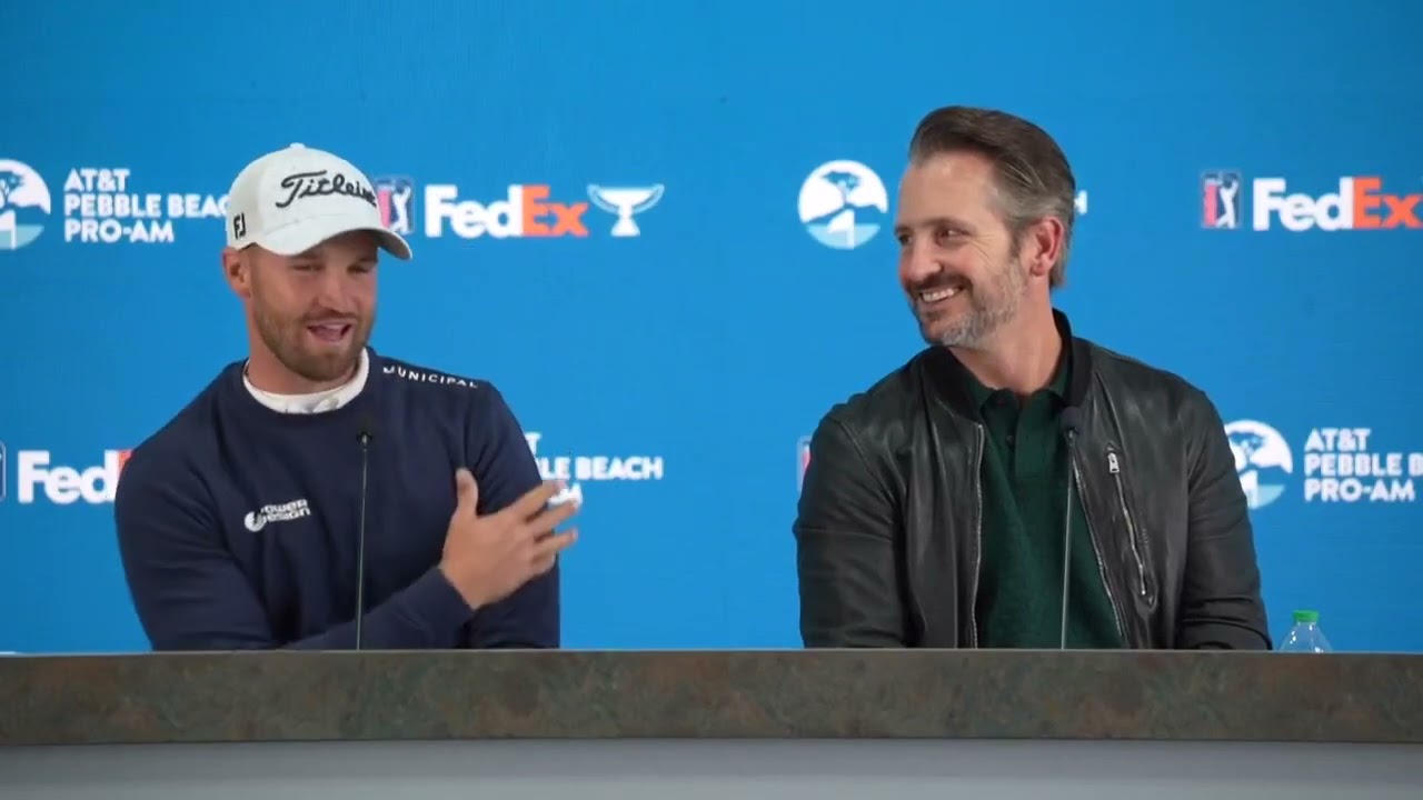 Wyndham Clark y Chad Mumm Wednesday Press Conference 2024 AT&T Pro Am ...