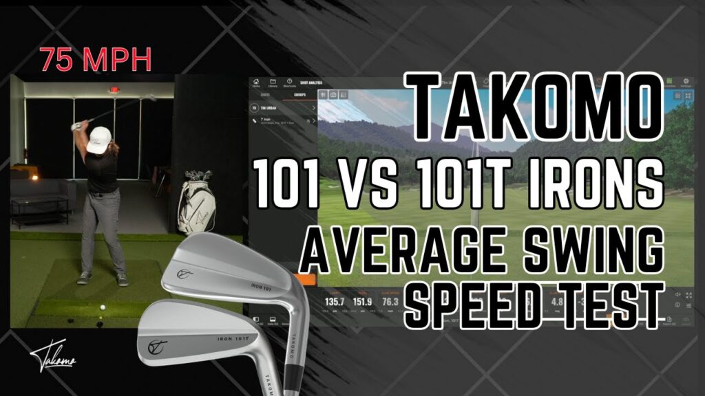 Takomo 101 vs 101T - 75 MPH Swing Comparison (Trackman Numbers) - FOGOLF - FOLLOW GOLF