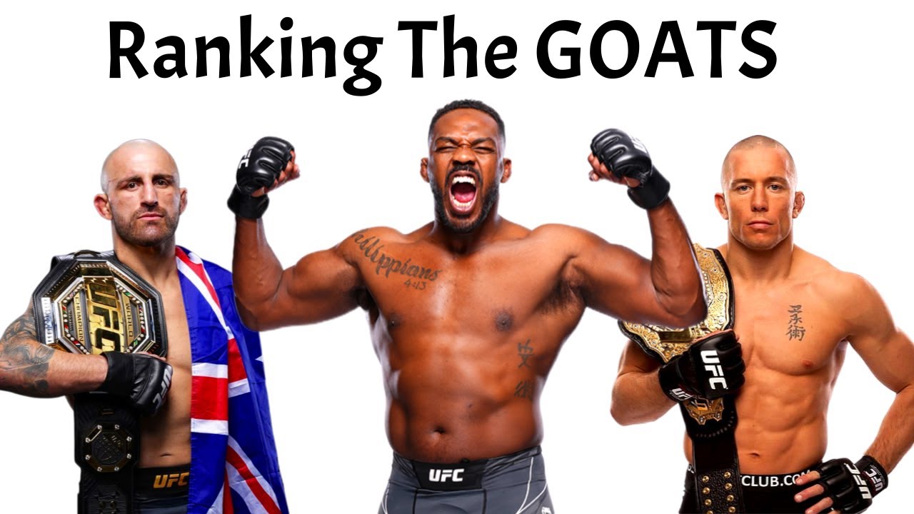 The Ultimate MMA GOAT LIST! Re-Ranking The Top 15 Best Fighters In ...