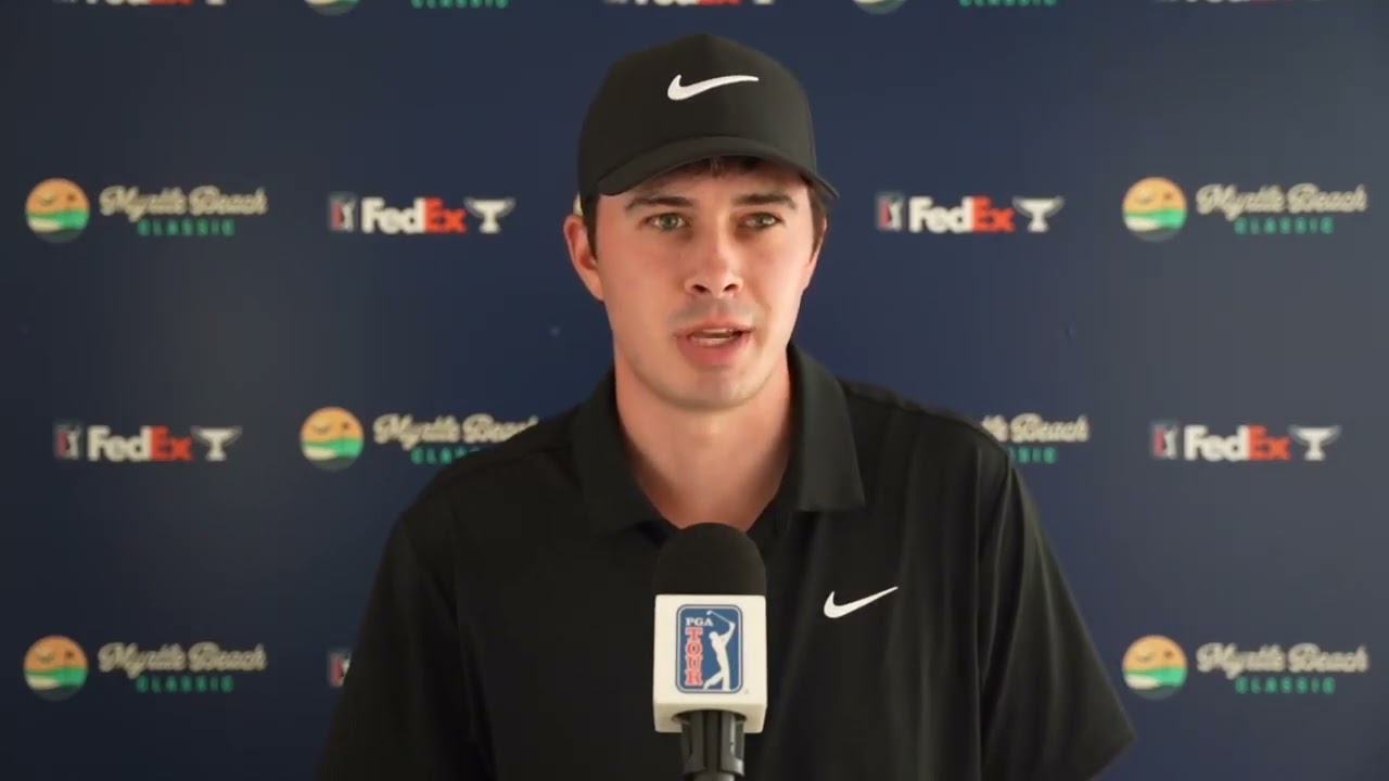 Davis Thompson Saturday Flash Interview 2024 Myrtle Beach Classic ©️ ...