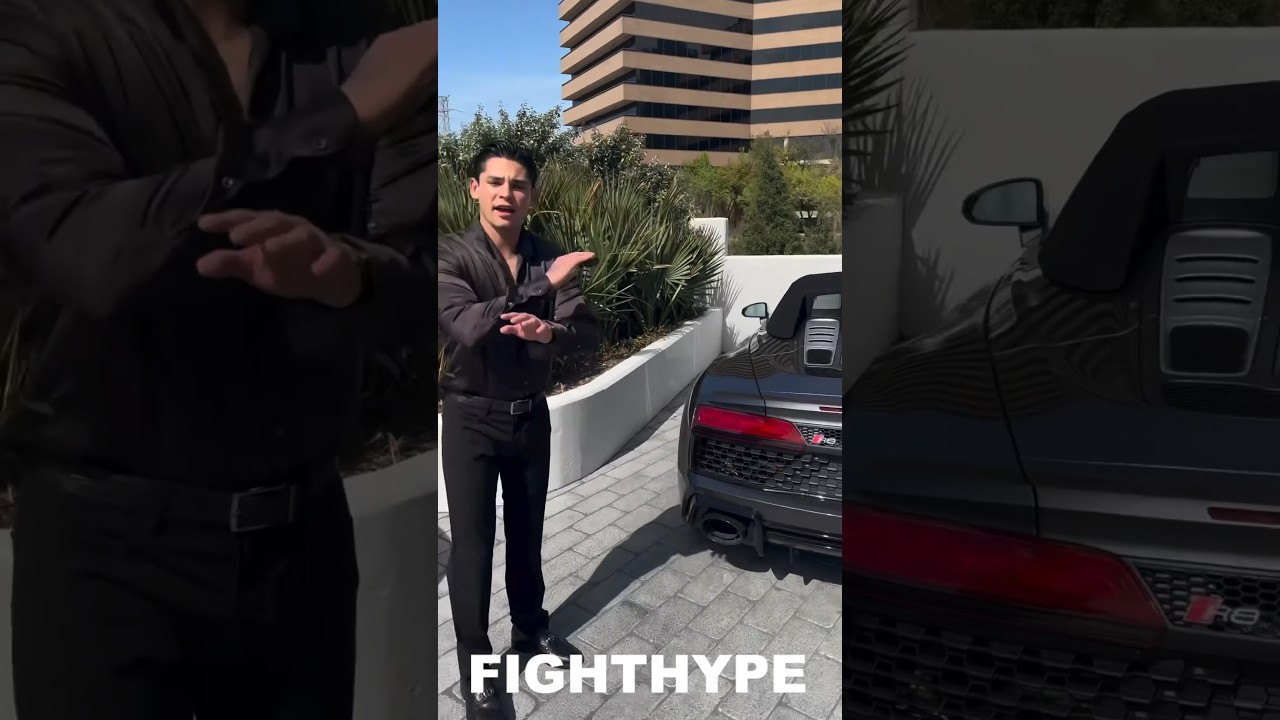 Ryan Garcia Goes IRON MAN & Shows off his NEW TOY! Speeds off in Audi ...