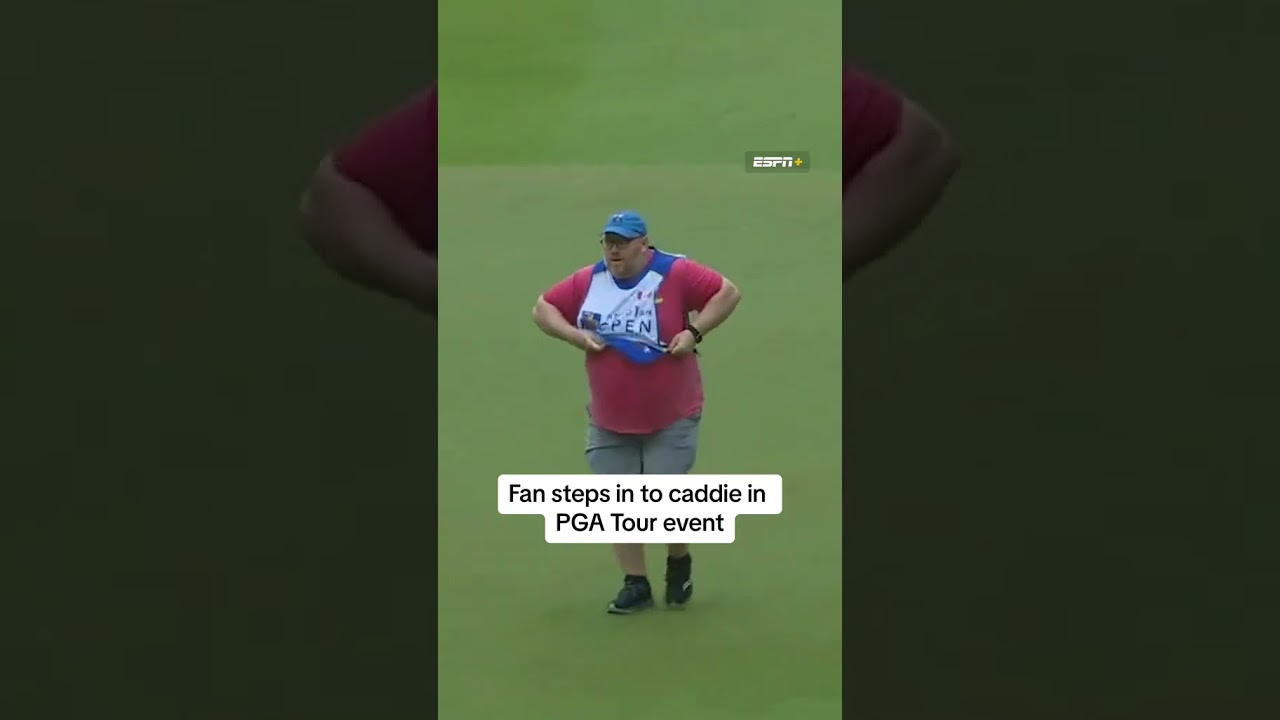 A fan volunteered to caddie for C.T. Pan, after Caddie Mike ‘Fluff ...