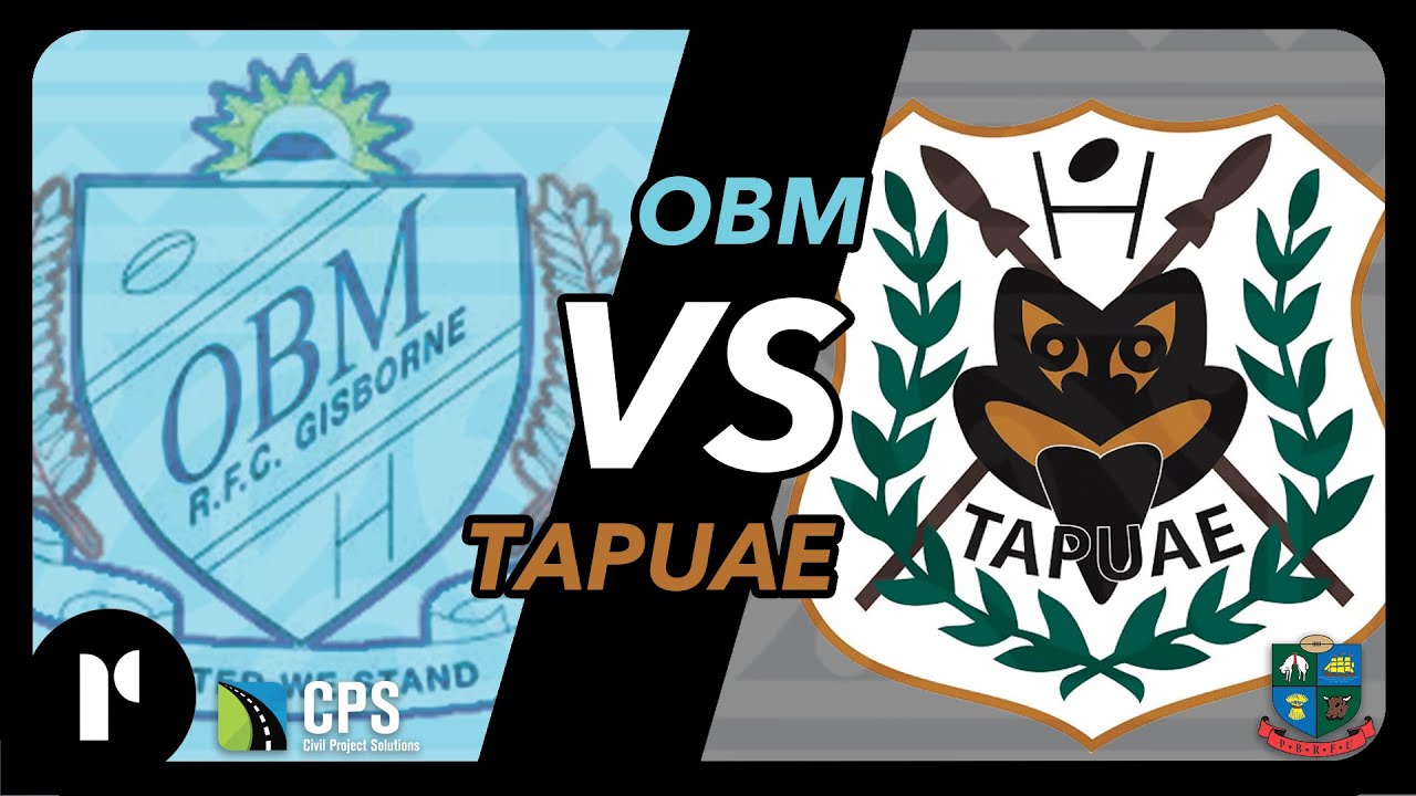 OBM VS TAPUAE 🔴 - Poverty Bay Rugby 2024 - FOGOLF - FOLLOW GOLF