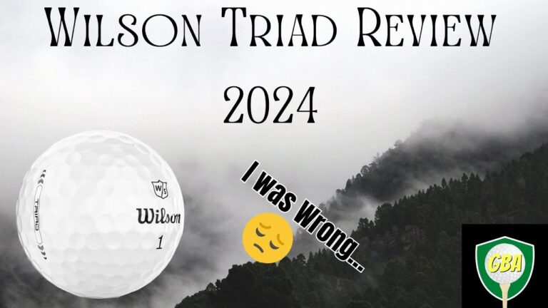 Wilson Triad Golf Ball Review | 2024 - FOGOLF - FOLLOW GOLF