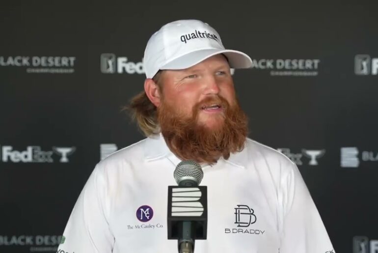 Lucas Glover Sunday Flash Interview 2024 Black Desert Championship ...