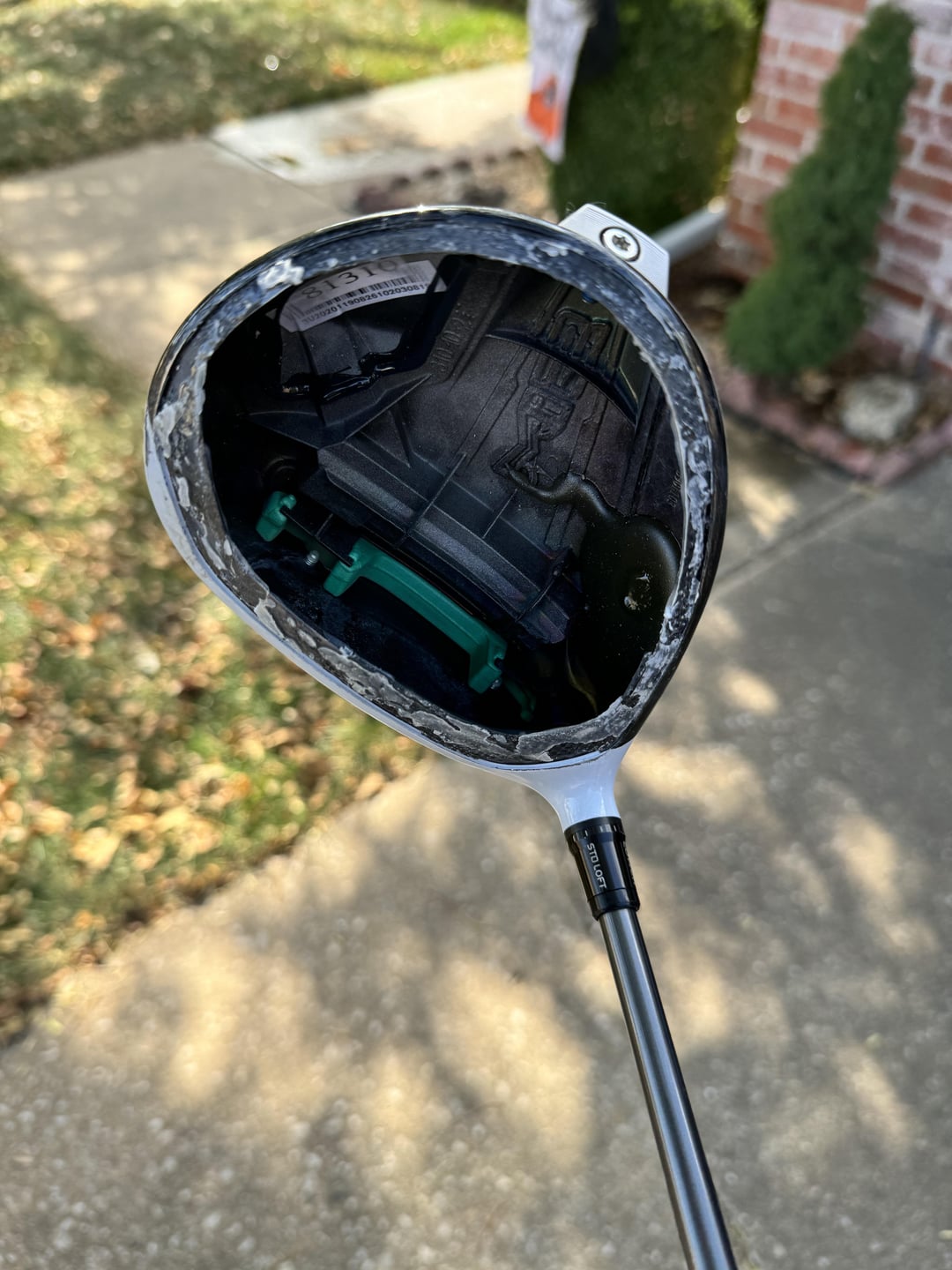 My TaylorMade Sim Driver exploded on contact with ball: Carbon fiber ...