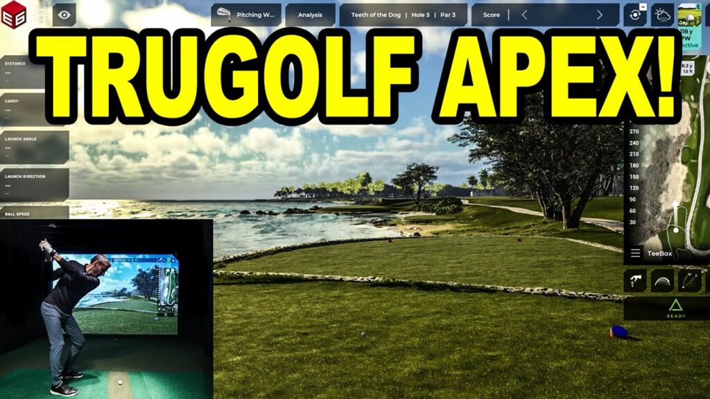 TruGolf Apex Golf Simulator Update! Courses are Finally Here! 🔥 ⛳ - FOGOLF - FOLLOW GOLF