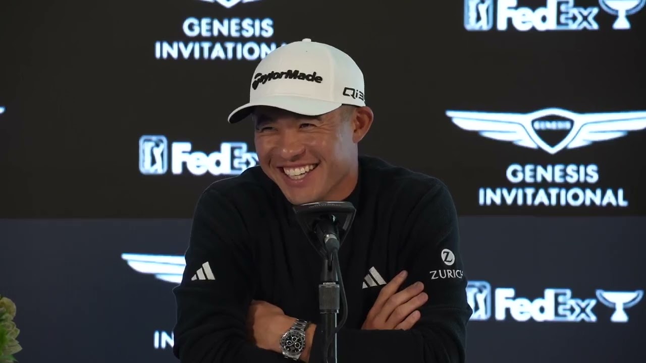 2025 Genesis Invitational Collin Morikawa Tuesday Press Conference ...